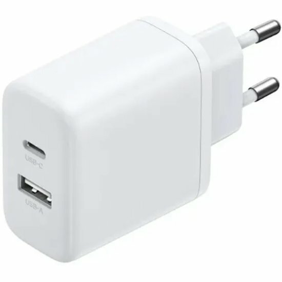 Сетевое зарядное устройство Ugreen X227 20Вт, USB-A+USB-C, белый(45310)