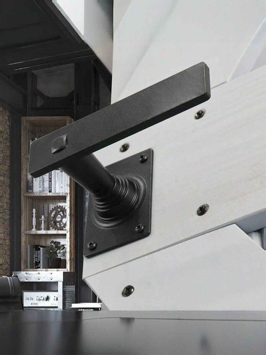 Ручка поворотная "Лофт46" ноэз (черный матовый)