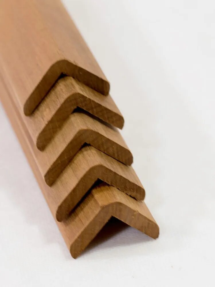 Уголок деревянный термо липа 26*26*1700 мм, 5 шт благопар