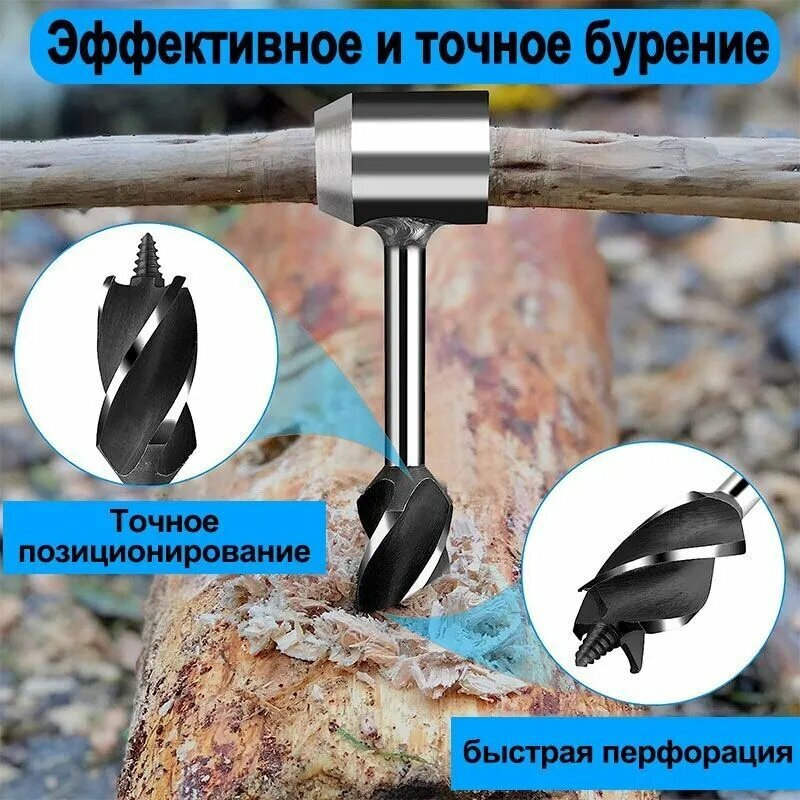 Наружные прочные инструменты для выживания для кустарного промысла ручной шнек гаечный ключ сверло по дереву SZTAO