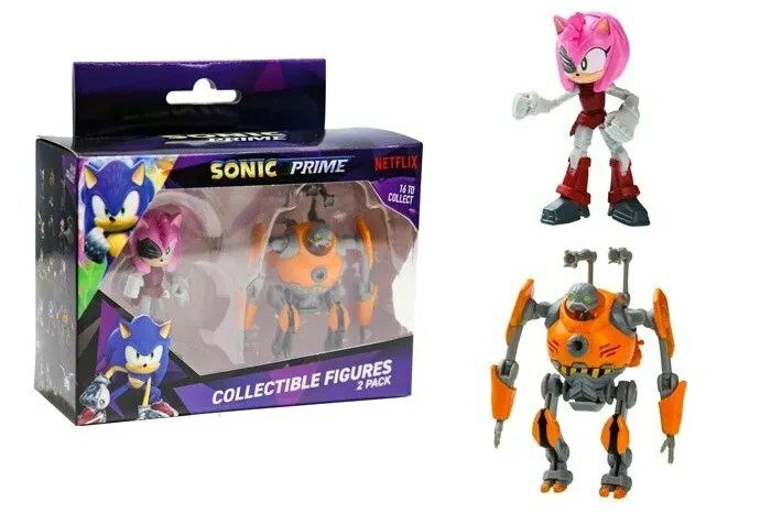 Sonic Prime фигурка 2 шт. в коробке с окном: вид 3, (5х14х13), (SON2015-C)