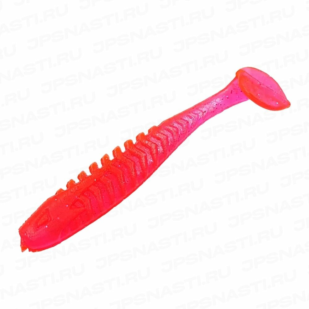 Силиконовые приманки Eleven Lures Loony Tail 2, 12 шт, #Slutty Pink