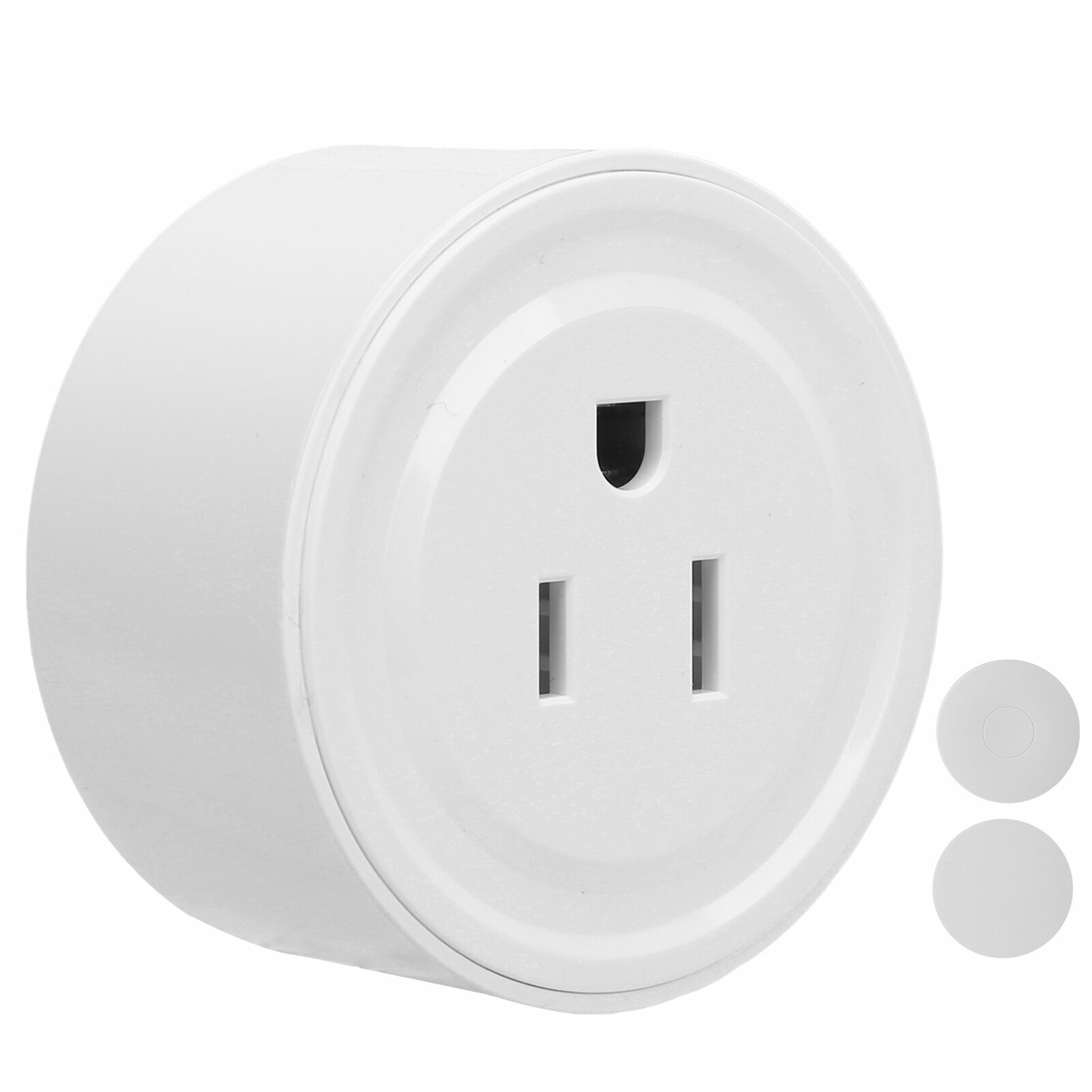 2 шт, умная розетка, набор беспроводных дистанционных переключателей с автономным питанием, белый цвет для бытовой техники, вилка стандарта США, переменный ток 110 220 В