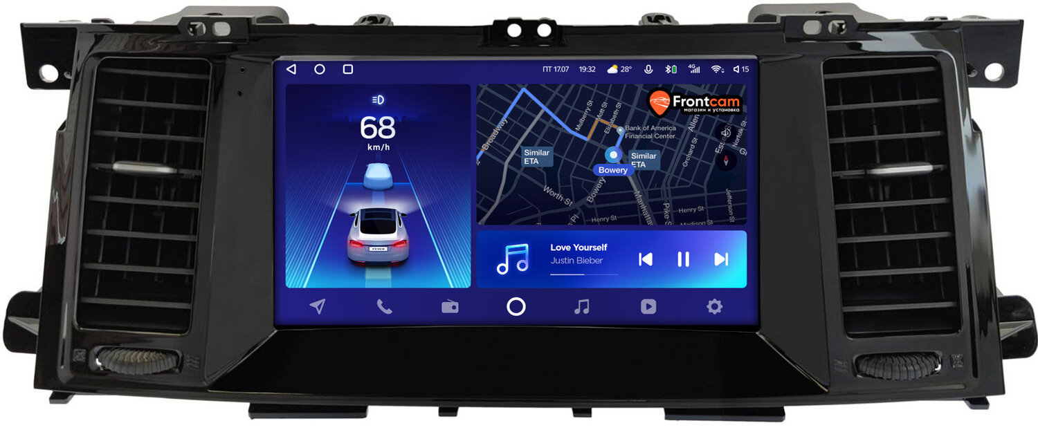 Штатная магнитола Infiniti QX56 2010-2013, QX80 2013-2020 (Тип B, авто с кнопкой TEL, can LZ) Teyes CC2 PLUS 6/128 9" RM-9-4090 Android 10 (4G-SIM, DS