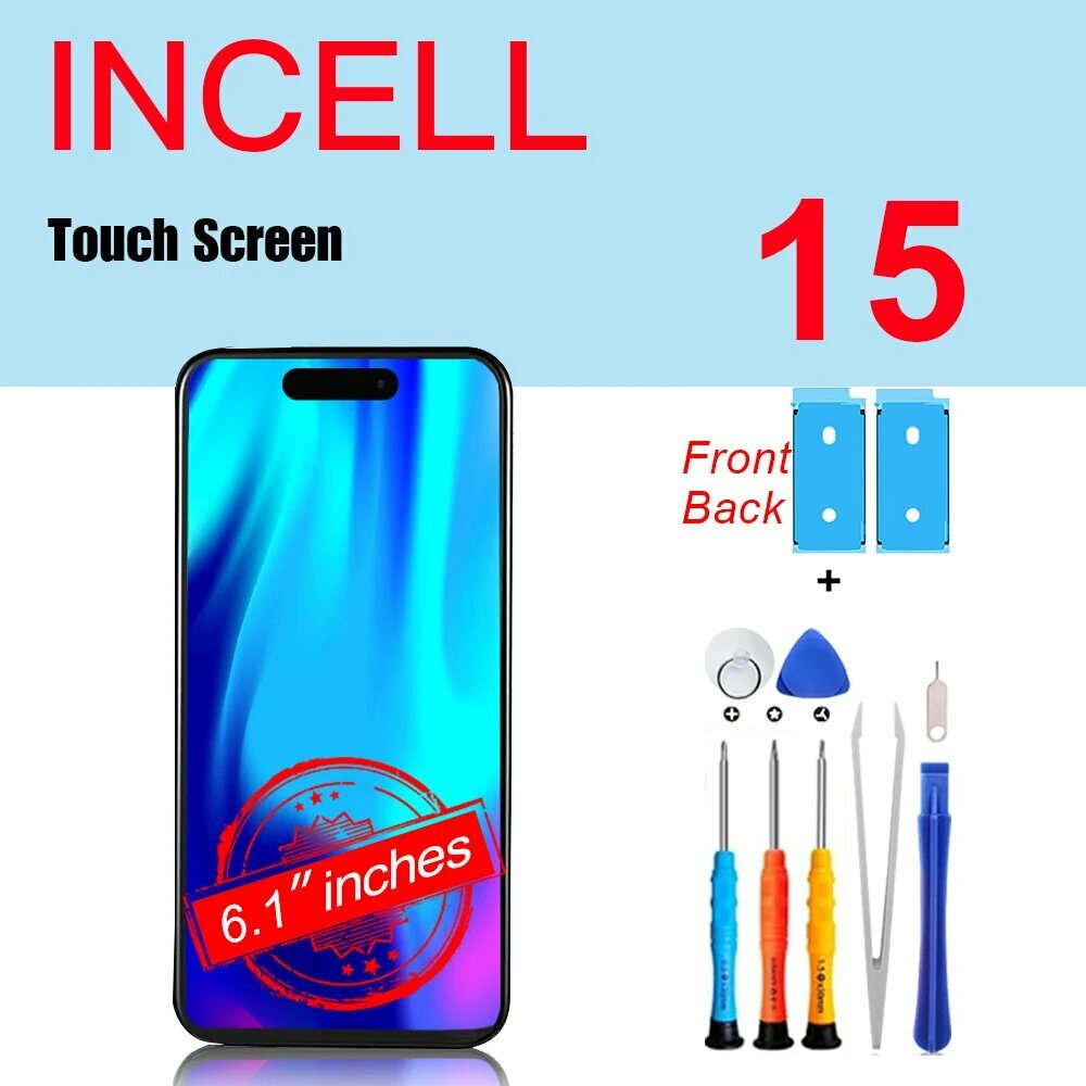 PINZHENG Высококачественный экран INCELL LCD OLED для iPhone 14 Pro 15 Plus 13 Pro INCELL For i15