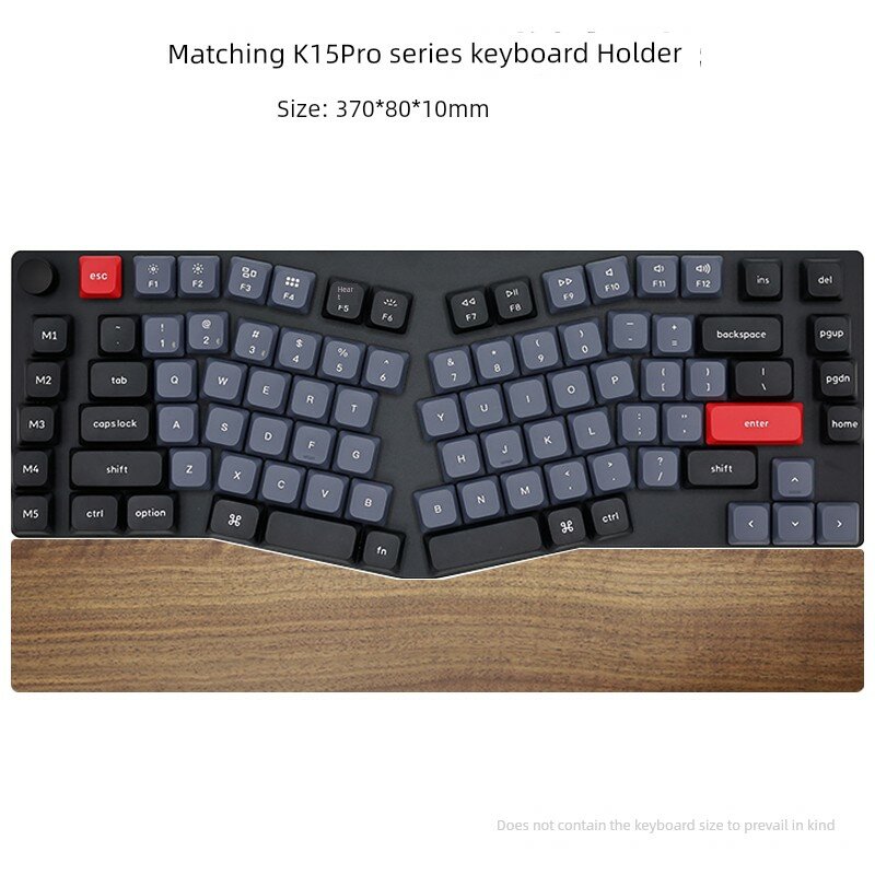 Подставка для рук для клавиатуры Keychron Q10, Q13, Q14Pro, Q8, V10 Max, дерево (орех) Подходящая подставка для рук для