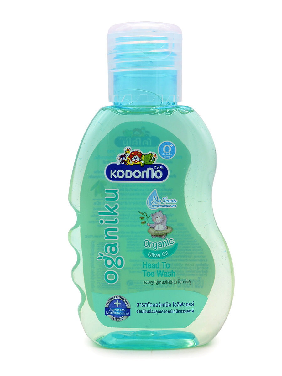 LION Детский гель для душа "От макушки до пяточек" оригинальный Kodomo, 100 мл