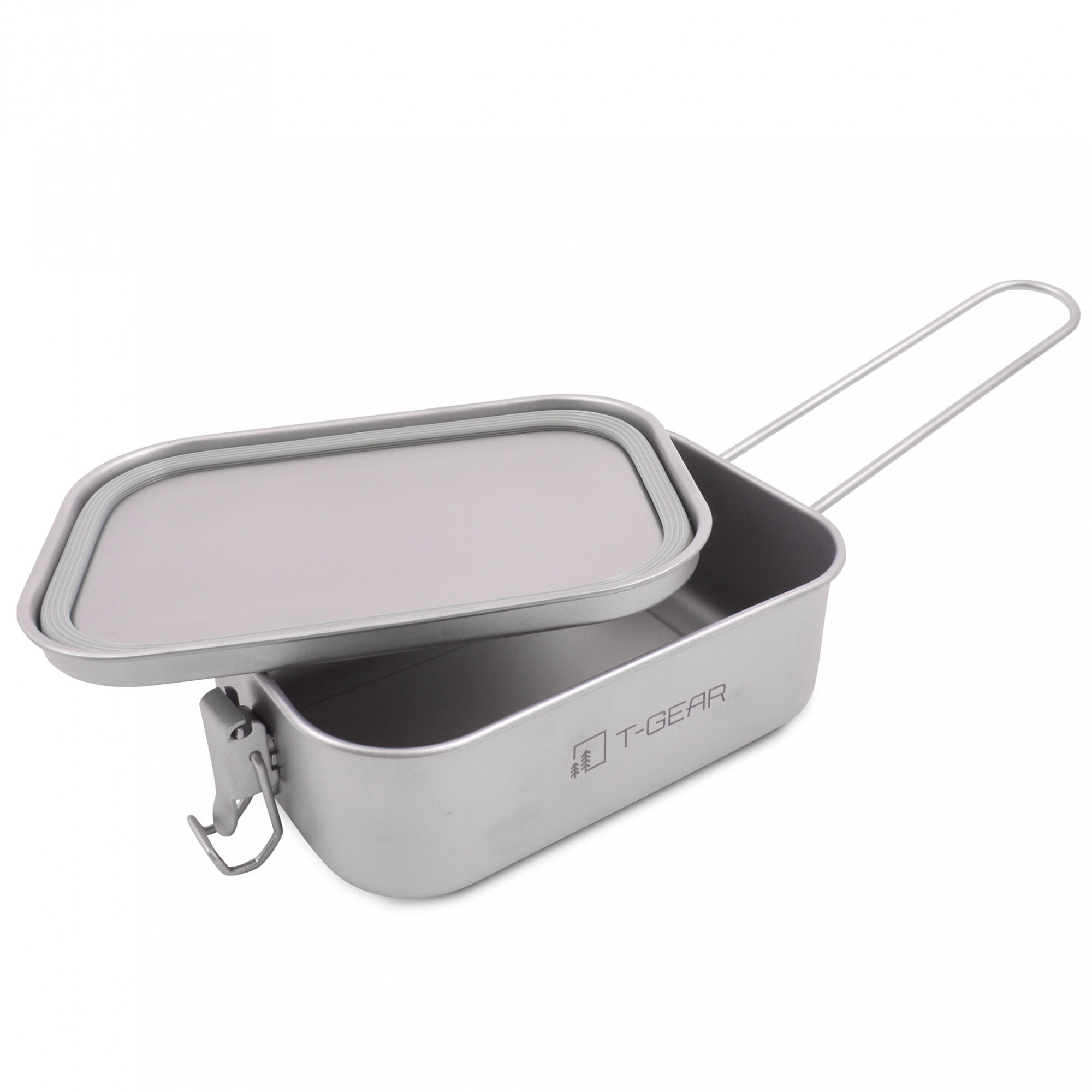 Ланч-бокс титановый T-Gear Titanium Lunchbox 800 миллилитров