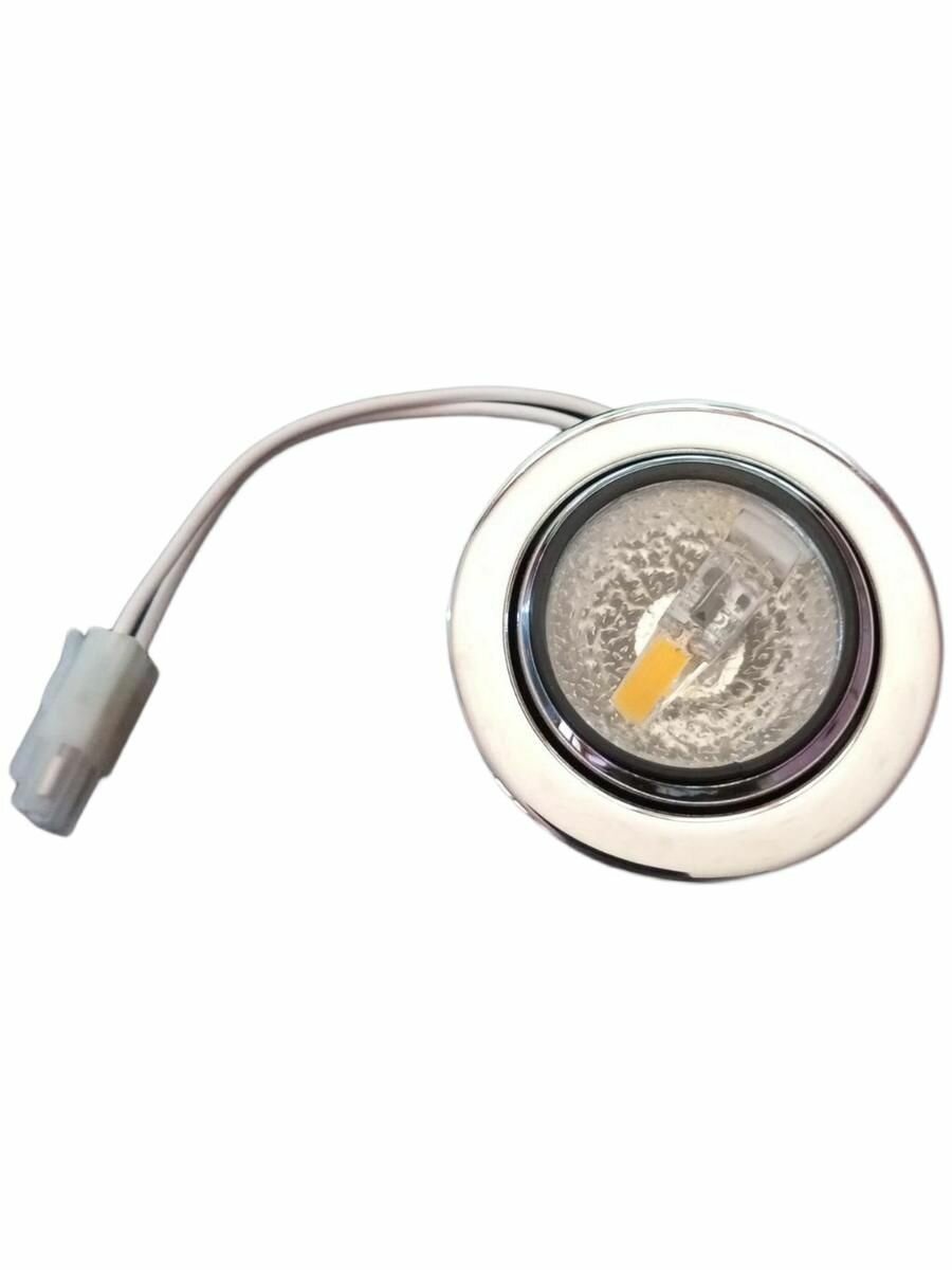 Светильник мебельный, поворотный, с COB лампой, цвет никель