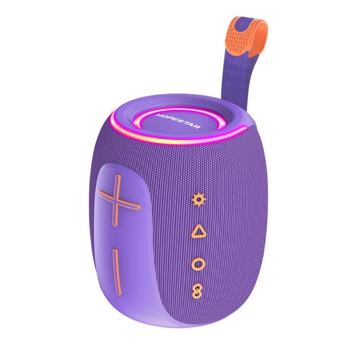 Колонка портативная HopeStar 15W P90 mini Purple, 15 Вт, 3000 mAh