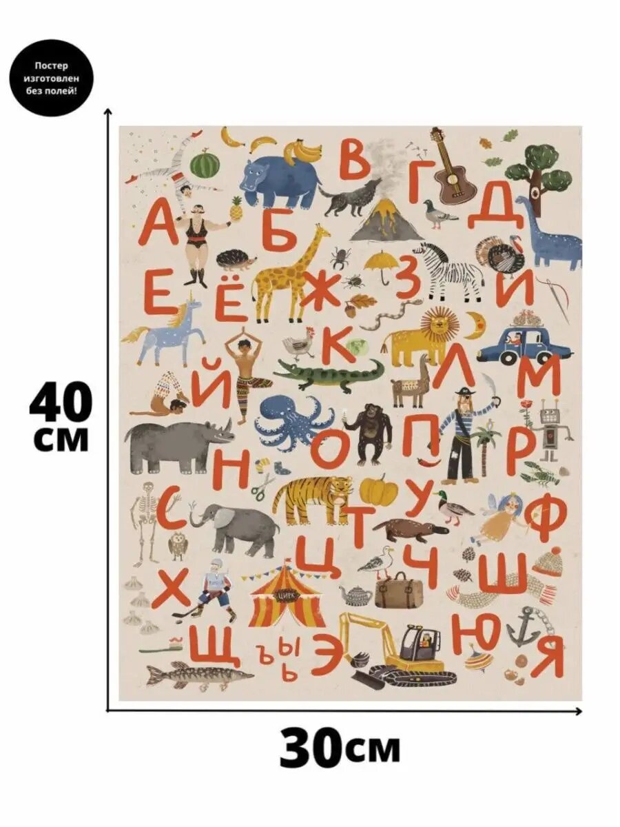 Постер алфавит