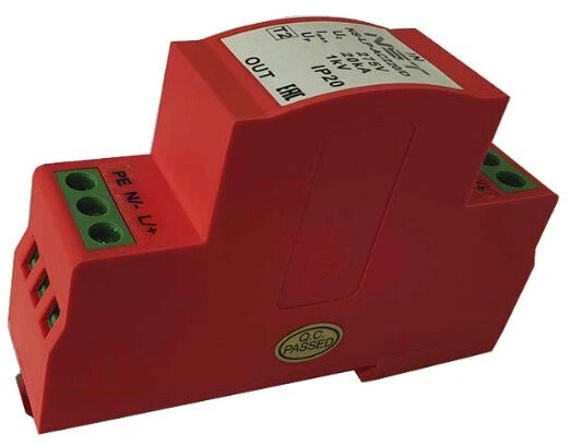 NS-LP-AC220/D / Однофазное устройство грозозащиты линий 220В (УЗИП). Класс II. Защищает оборудование