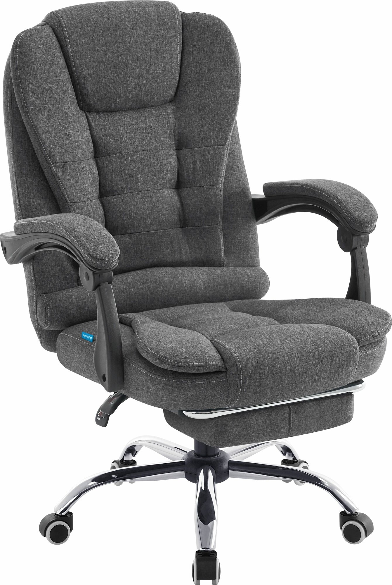 Кресло офисное Meridian, темно серый, ткань