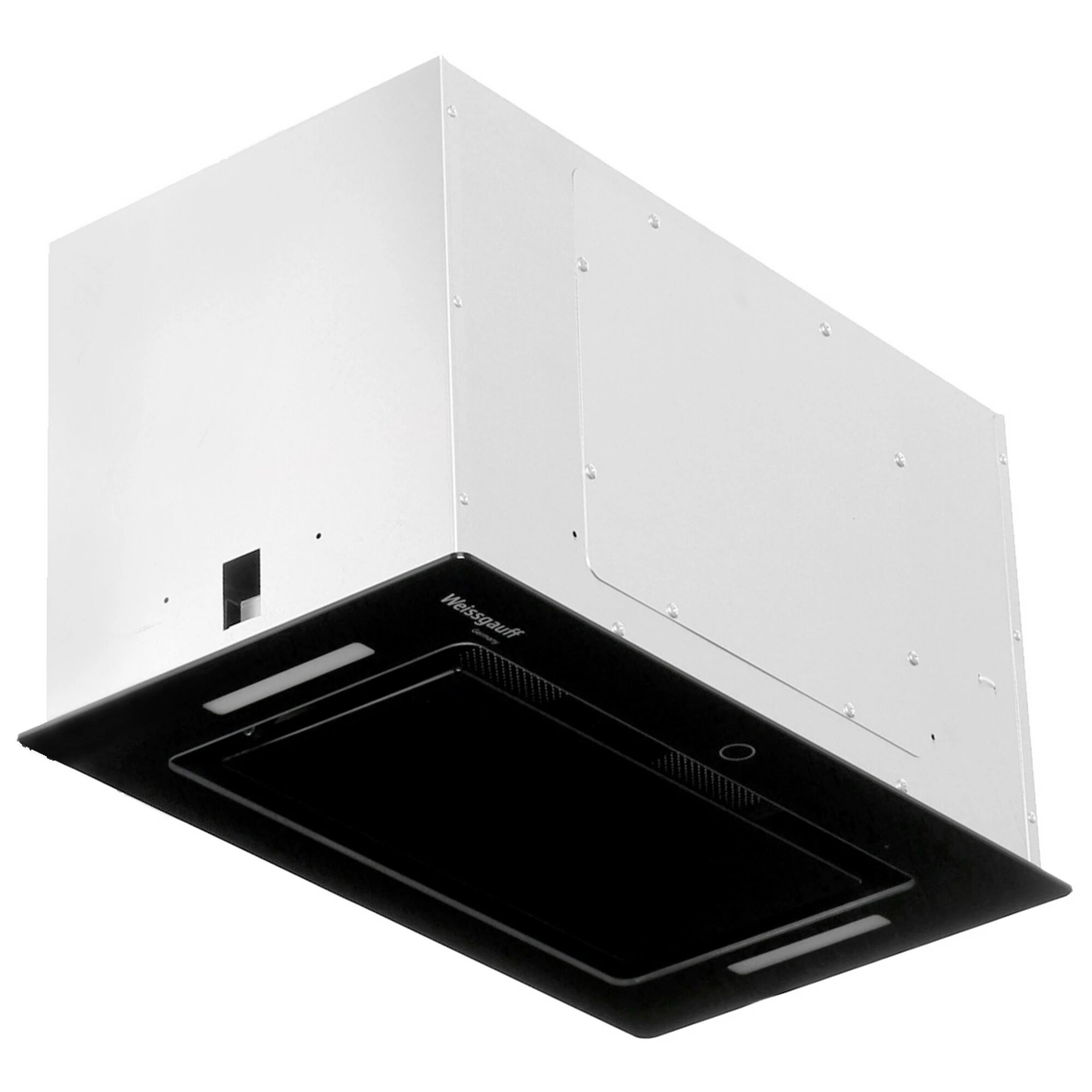 Aura 850 BL / Вытяжка полновстраиваемая Weissgauff Aura 850 BL черный (стекло, 850 м³/ч, 65 Вт, режи