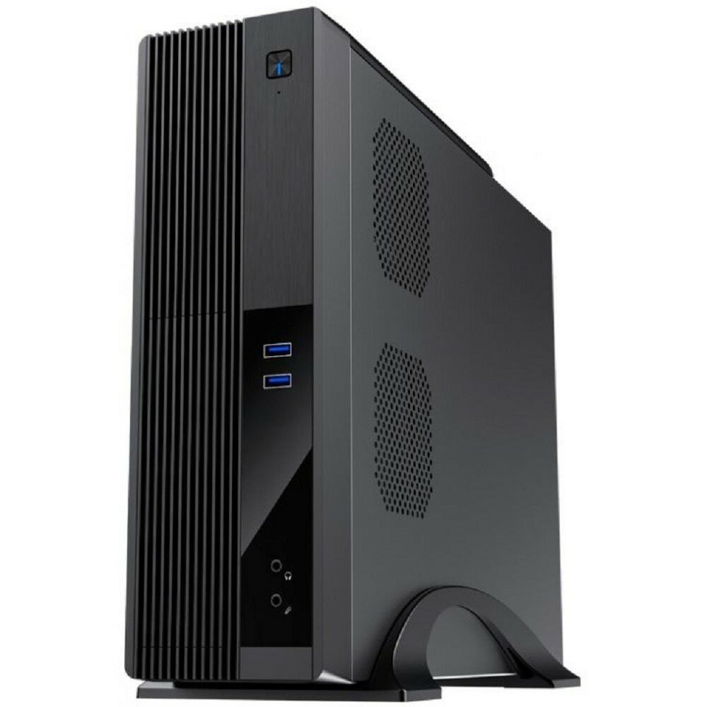 Корпус Powerman ST616BK, Slim Desktop, черный, блок питания 200 Вт в комплекте