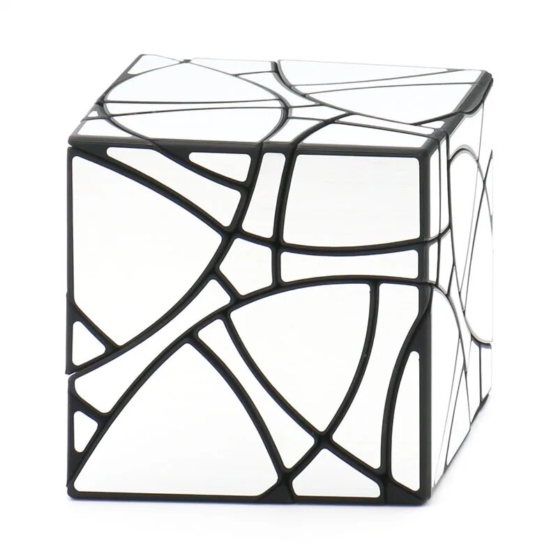 GeCube Megaminx Ghost Cube Square FDM 3D Печать Черный Белый Волшебный Куб Извилистая Головоломка Подросток Интеллектуальная Игрушка Логические