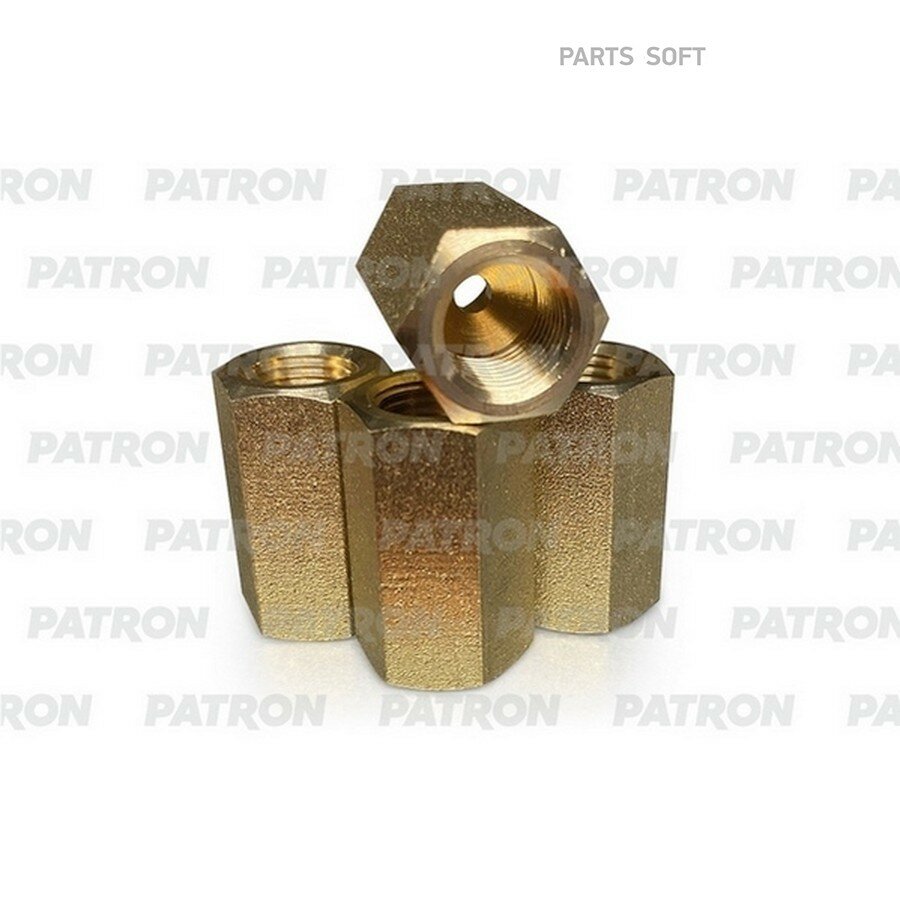 Переходник тормозных трубок M10X1.0-M10X1.0 универсальный PATRON PHL5600121 | цена за 1 шт