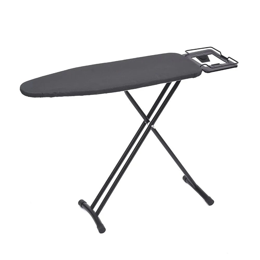 Гладильная доска раскладная 120 см х 38 см с подставкой для утюга и регулировкой высоты