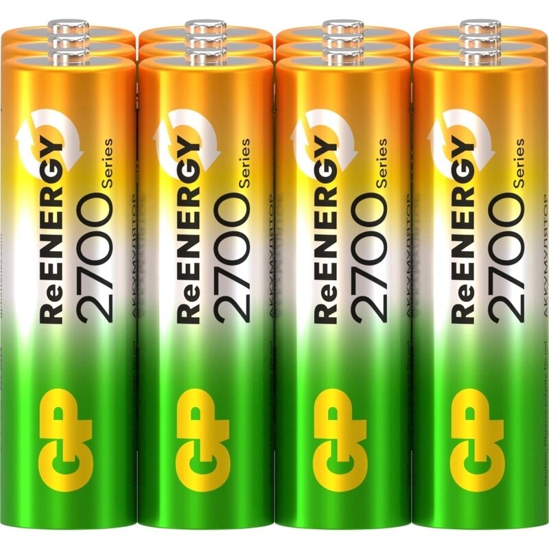 Аккумулятор GP 270AAHC-B12/270AAHCRGY-B12 /240 АА 2700 ser(min2600mAh) 12шт
