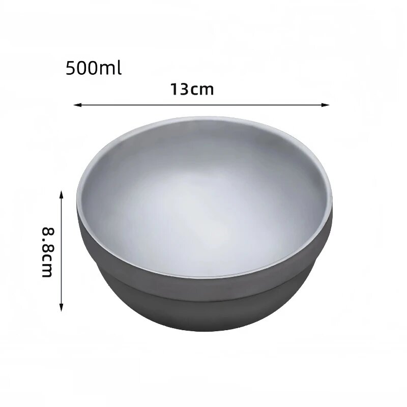 Титановая миска 400/450/550/600 мл