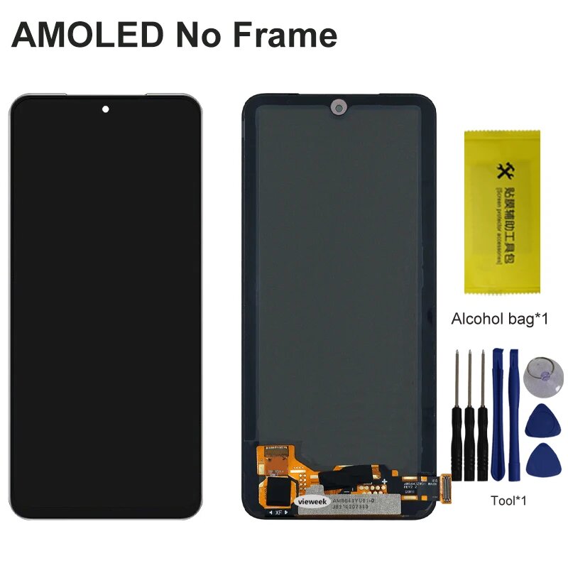 Экран Amoled для Redmi Note 11, дисплей Note 11 2201117TG, сенсорное стекло, AMOLED No Frame