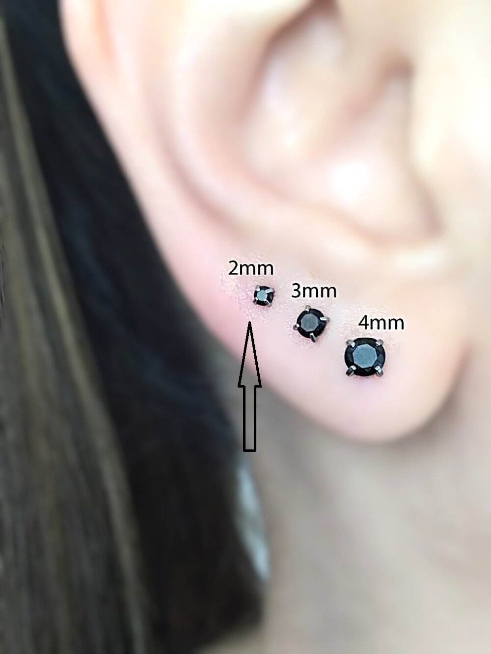 Серьги двусторонние, пусеты, славянский оберег, фианит