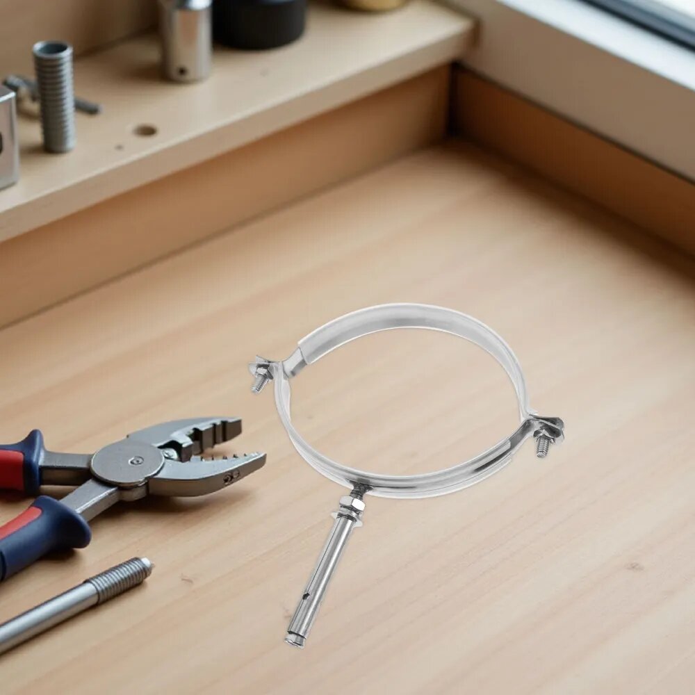 Набор из 4 регулируемых крепежей из нержавеющей стали для дымохода, крепление трубы для кухонной вентиляции