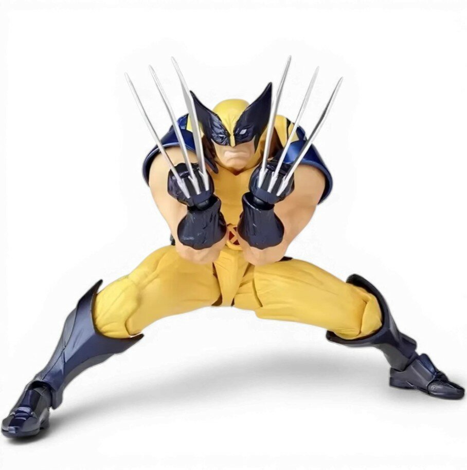 Фигурка Люди Икс Росомаха / X Men Wolverine (16см), желтая все конечности сгибаются