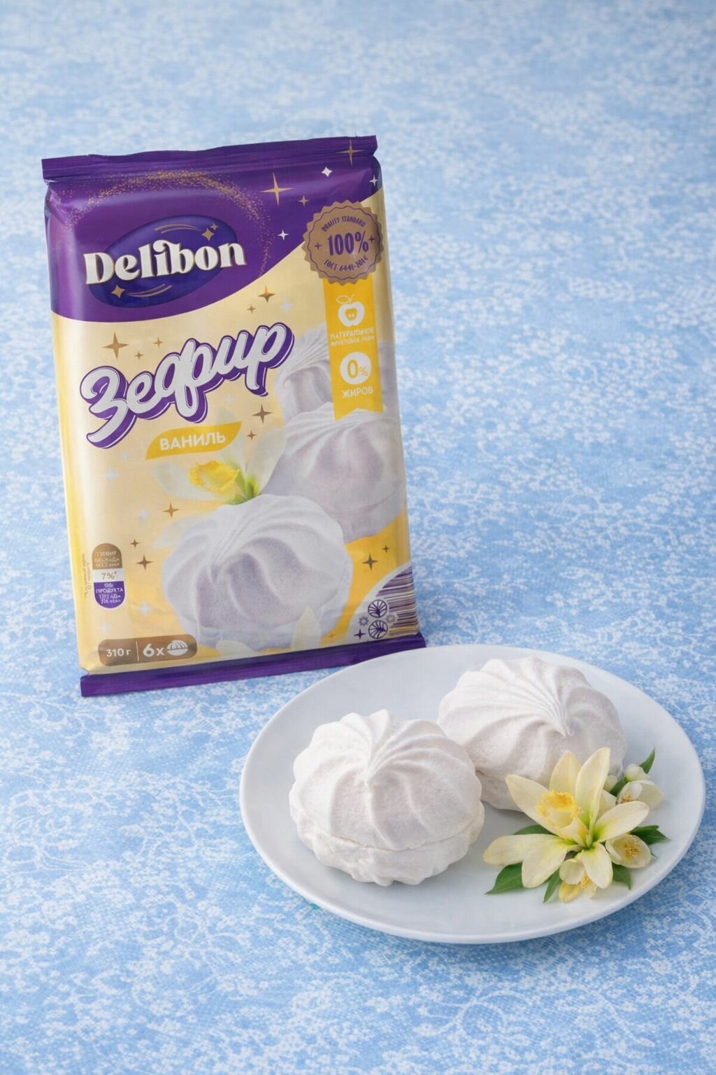 Зефир DELIBON Ваниль 310 гр.