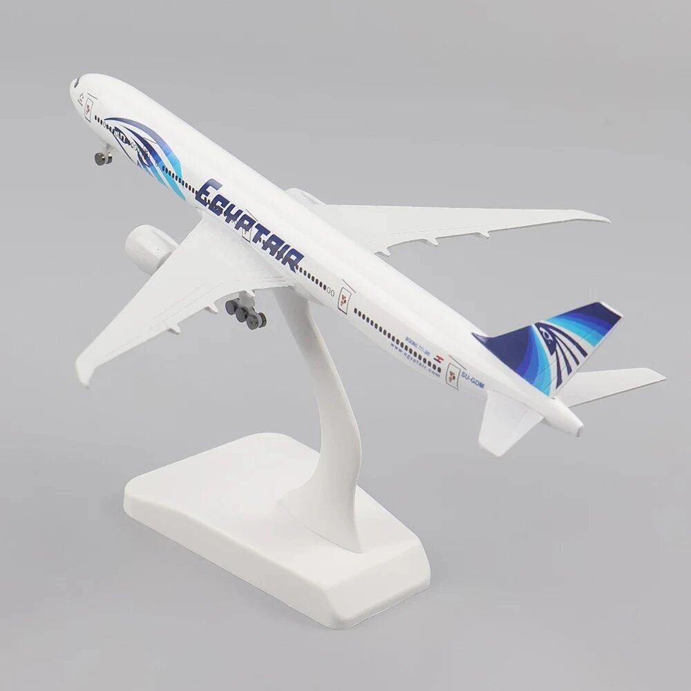 Металлический самолет ZOCO Boeing 777 Air Egypt 20 см