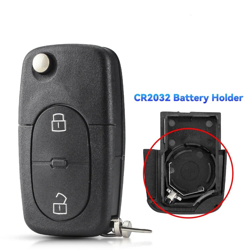 Корпус ключа Audi A2 A3 A4 A6 A8 TT CR1620, 2 кнопки