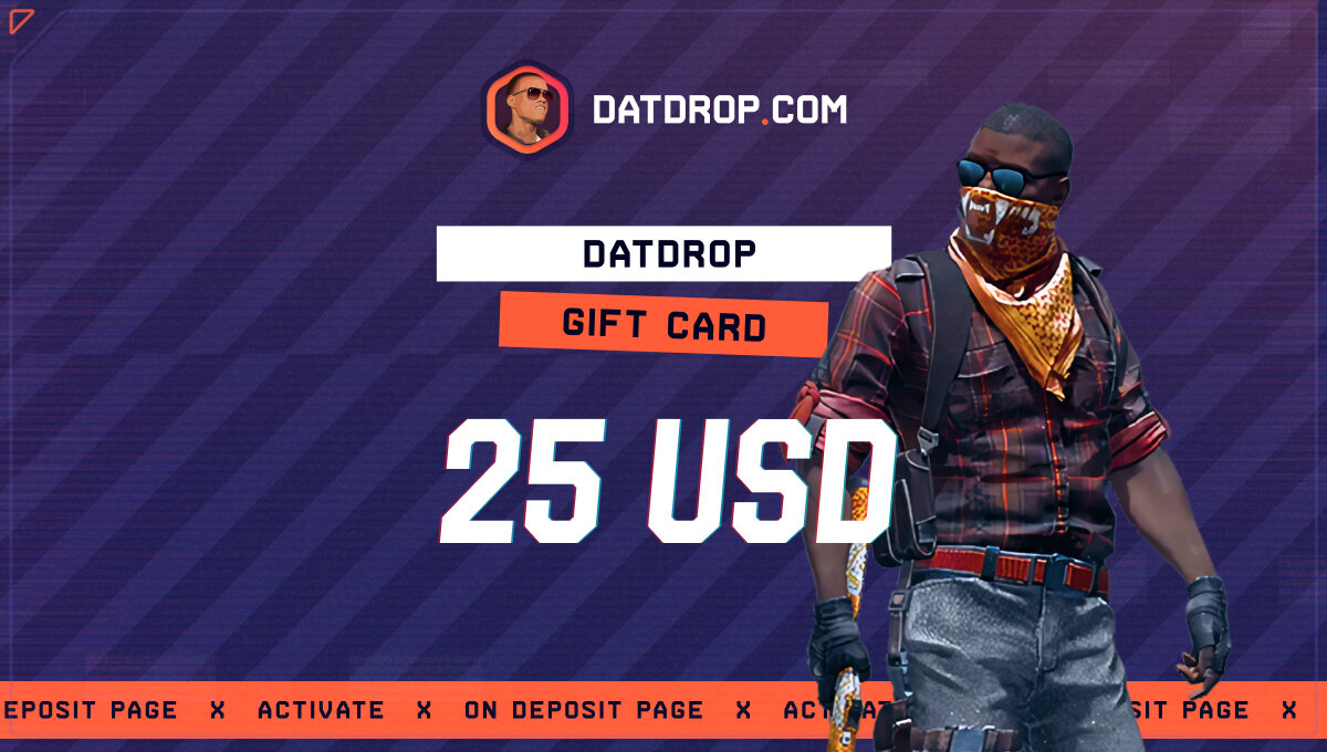 DatDrop 25 USD Подарочная карта | купить цифровой ключ для активации в России