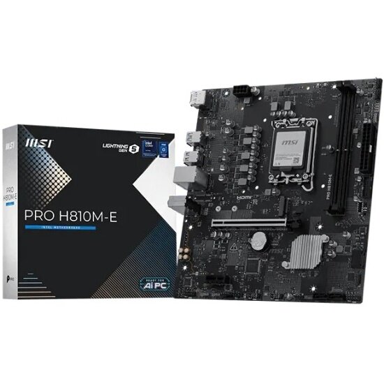 Материнская плата Msi PRO H810M (LGA1851, mATX)