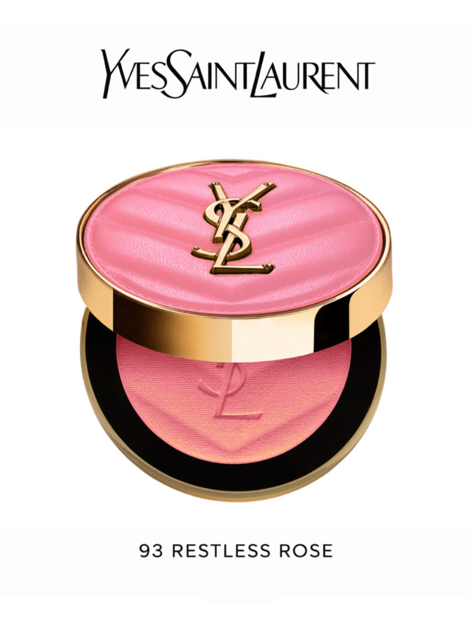 Румяна YSL - 93 Restless Rose, Yves Saint Laurent Make Me Blush 6г, пудровые