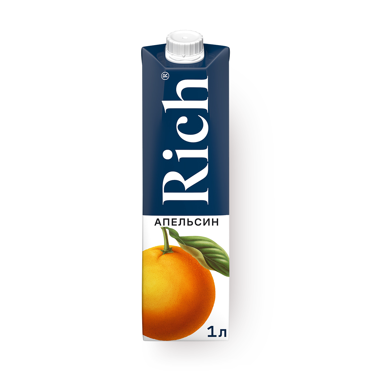 Нектар Rich, апельсиновый, с мякотью, тетрапак, 1 л, от 0 °C до +25 °C