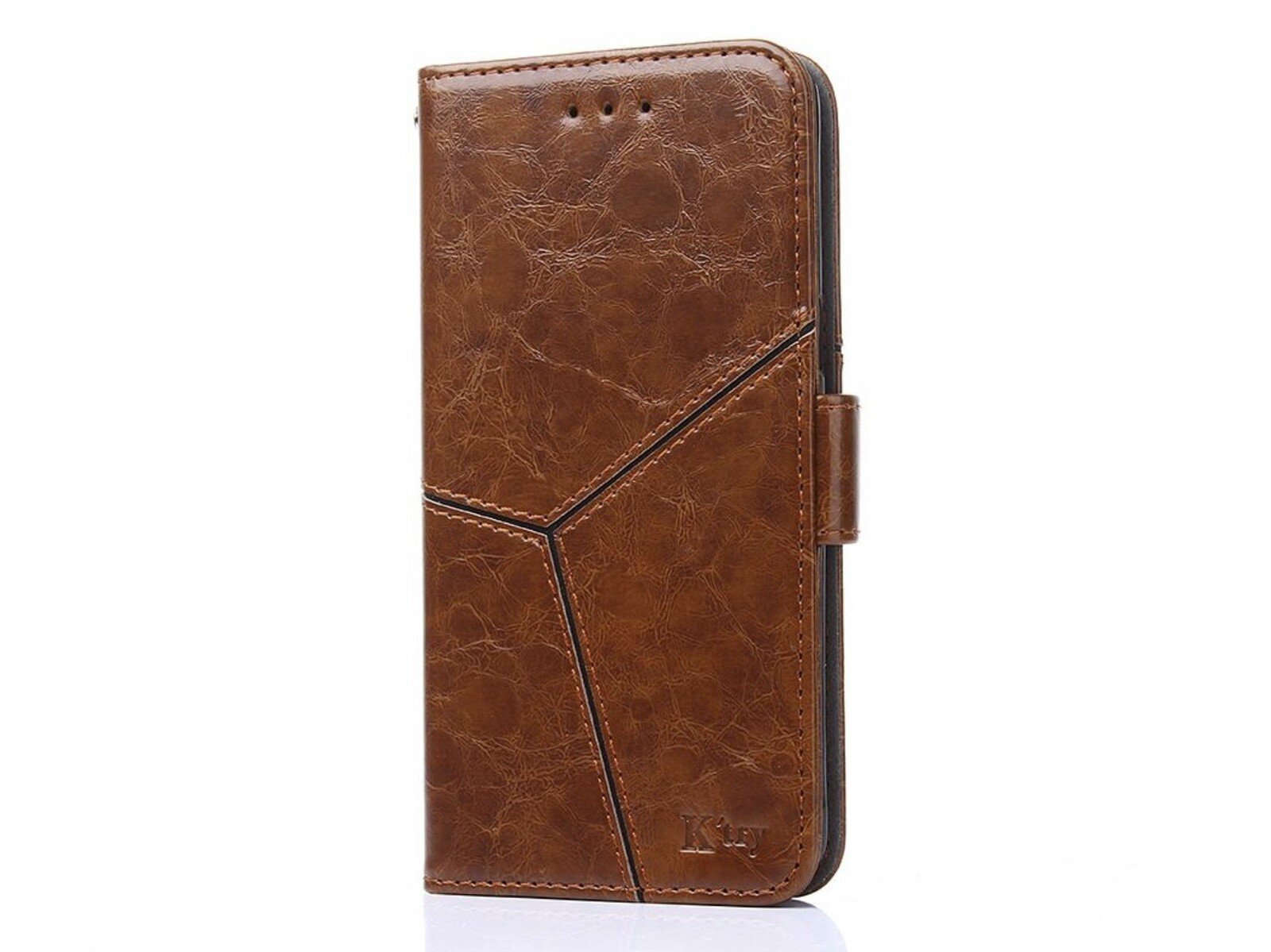 Чехол-книжка MyPads для Samsung Galaxy A50 SM-A505F (2019) из качественной импортной кожи с геометрическим швом