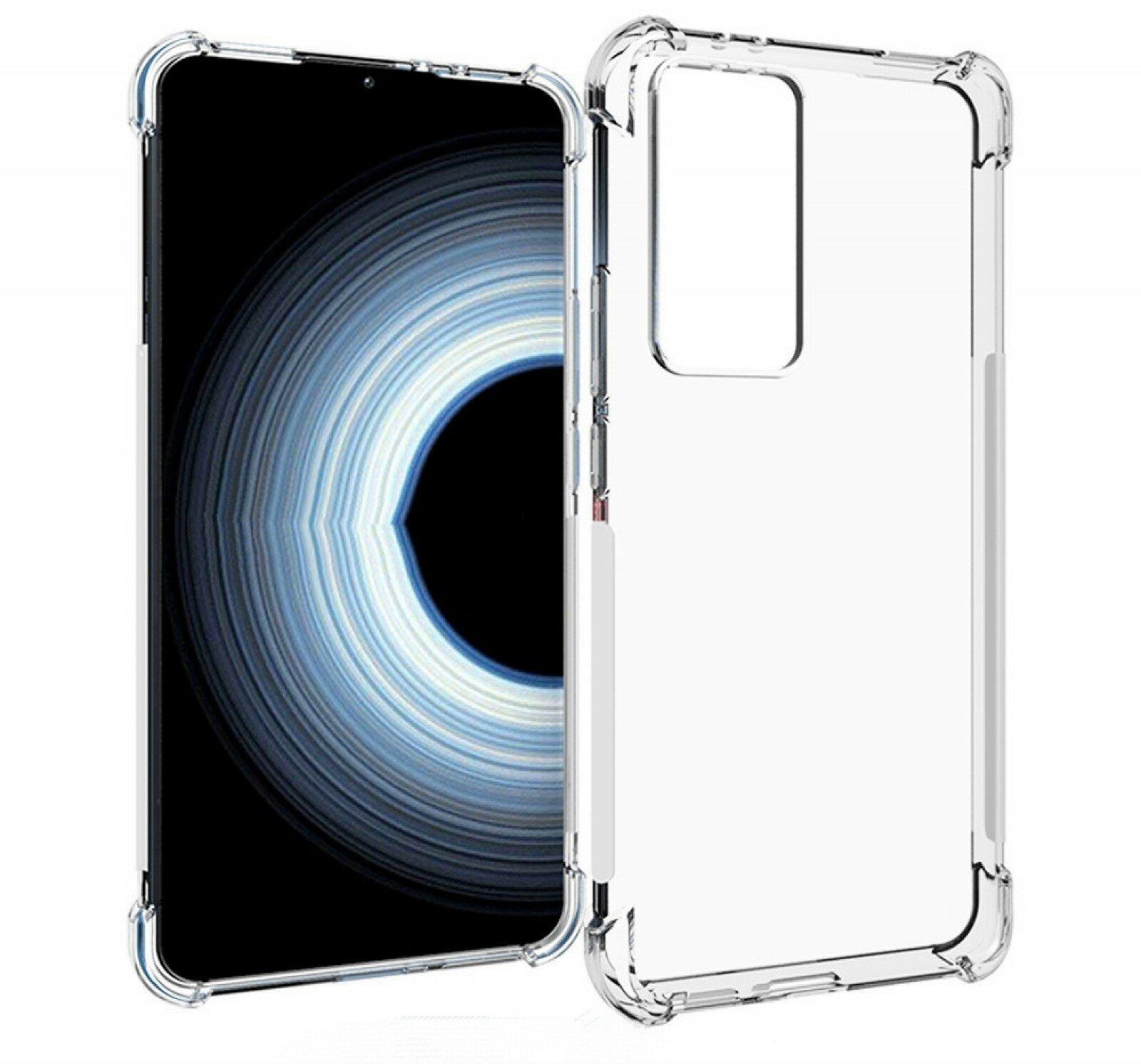 Чехол-бампер MyPads Tocco для Xiaomi 12T и Redmi K50 Ultra с противоударной защитой и прозрачным дизайном