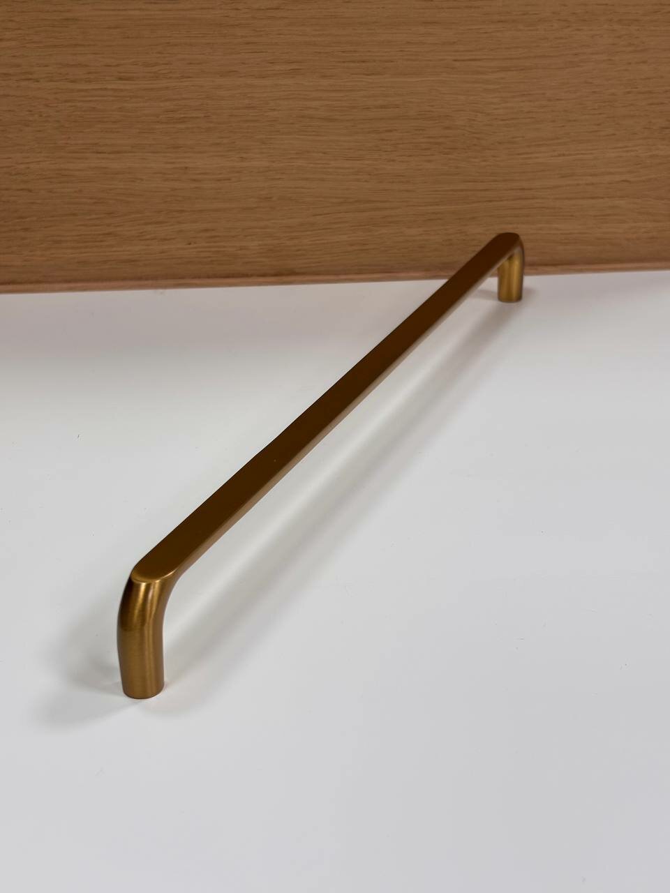 Ручка скоба модерн, матовая латунь, Champagne Gold, 320 мм, Турция