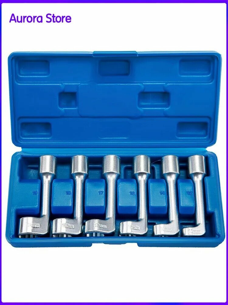 6 шт. 1/2 "дизельное топливо, линейка форсунки, торцевой ключ, набор гаечных ключей, 16-19mm