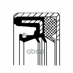 Сальник ступицы! с АБС 81x100/137x10/15.5 z80 RWDR-COMBI MAN Corteco арт. 01026330B