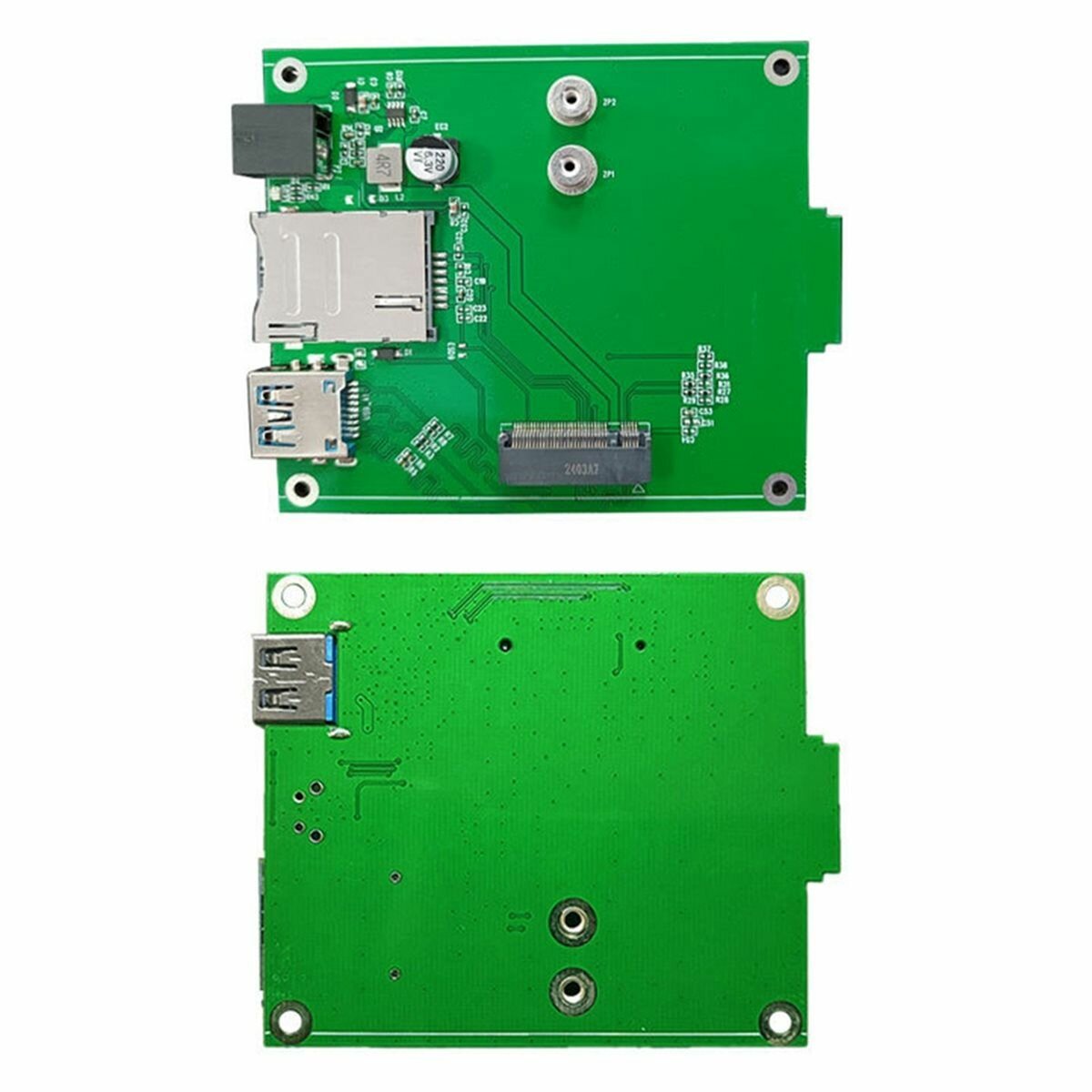 Плата-Адаптер Модема 5G USB 3.0 - M.2 Bkey Для SIMcom адаптер M.2 Bkey для 5G модема USB 3.0 — фото 1
