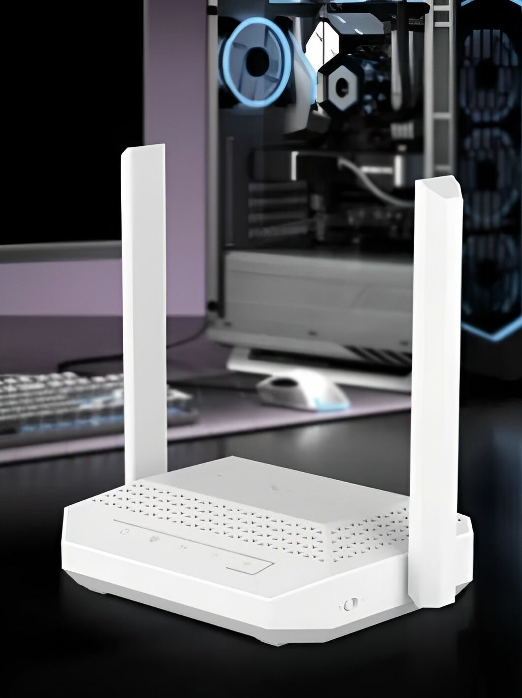 Роутер Keenetic Racer KN-4010 с Mesh Wi-Fi 6 AX3000, 2 портами Gigabit Ethernet и переключателем режима роутер/ретранслятор