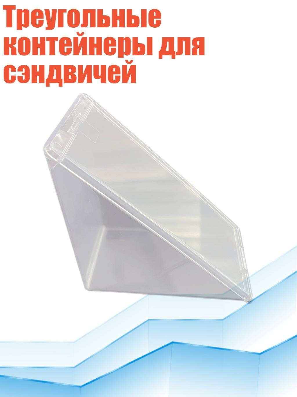 Треугольные контейнеры для сэндвичей