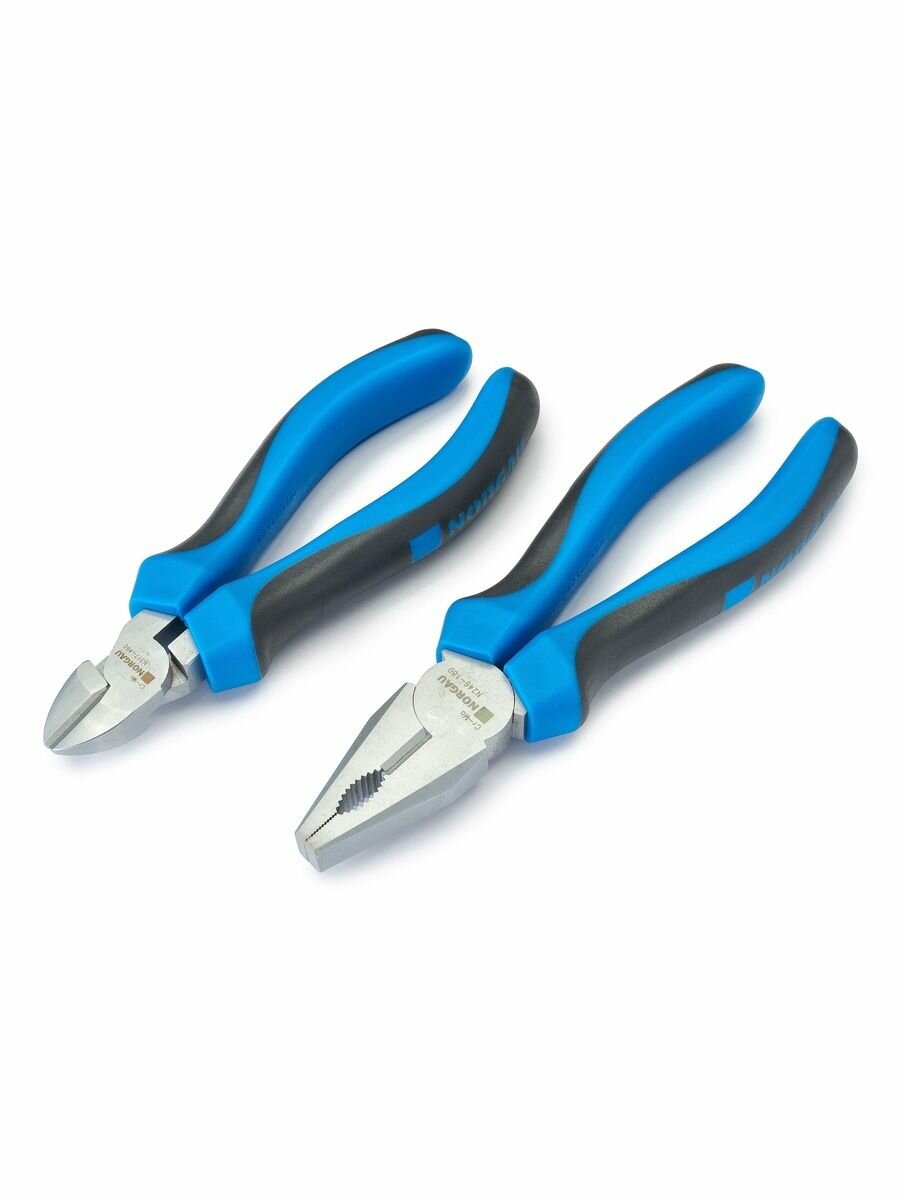 Набор губцевого инструмента NORGAU Industrial пассатижи и бокорезы (кусачки) из Cr-Mo стали, 2 предмета