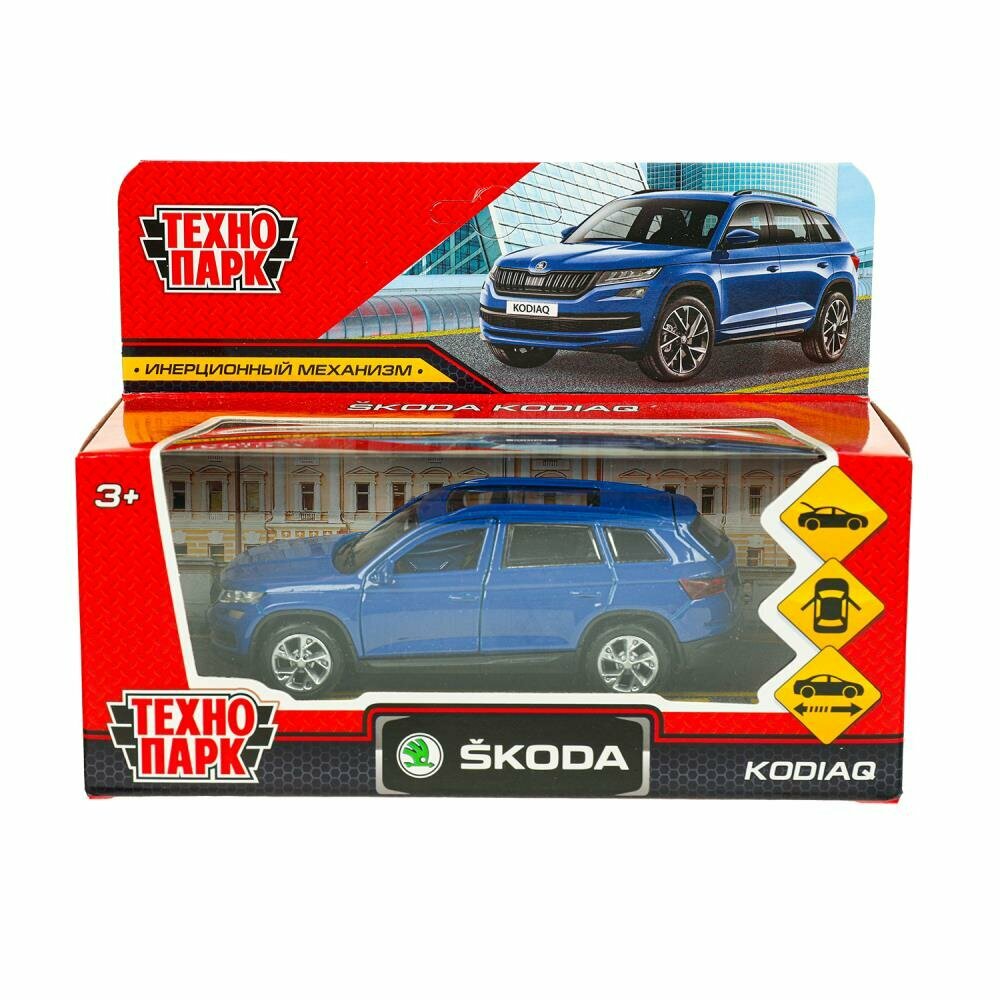 Машина Шкода Кодиак, 12 см, синий (игрушка) Технопарк KODIAQ-BU (72)