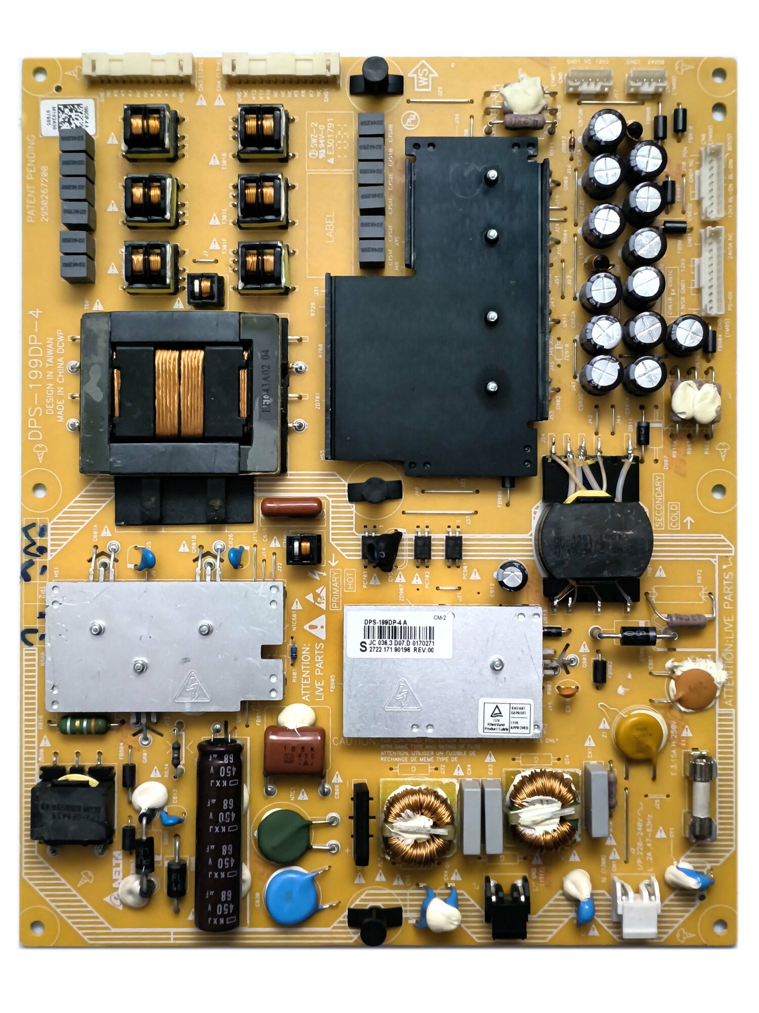 Блок питания DPS-199DP-4 для телевизора Philips 32PFL7605H/60