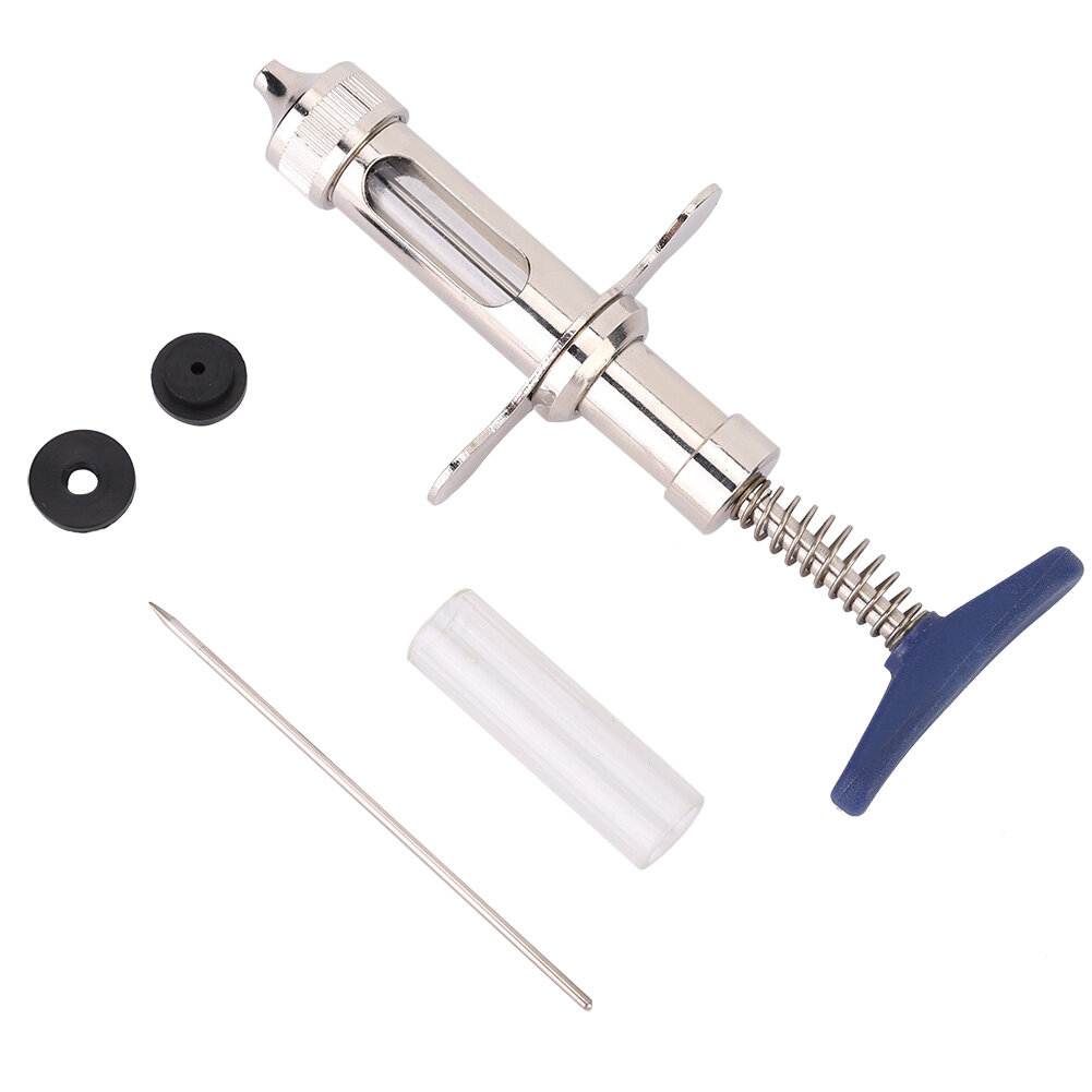 Игла-шприц для животных и цыплят, 2 мл, для вакцинации, непрерывный инъектор.