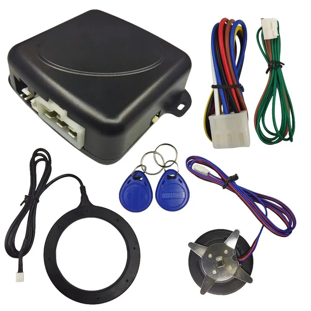 Иммобилайзер, Автосигнализация - комплект с двумя метками и датчиком