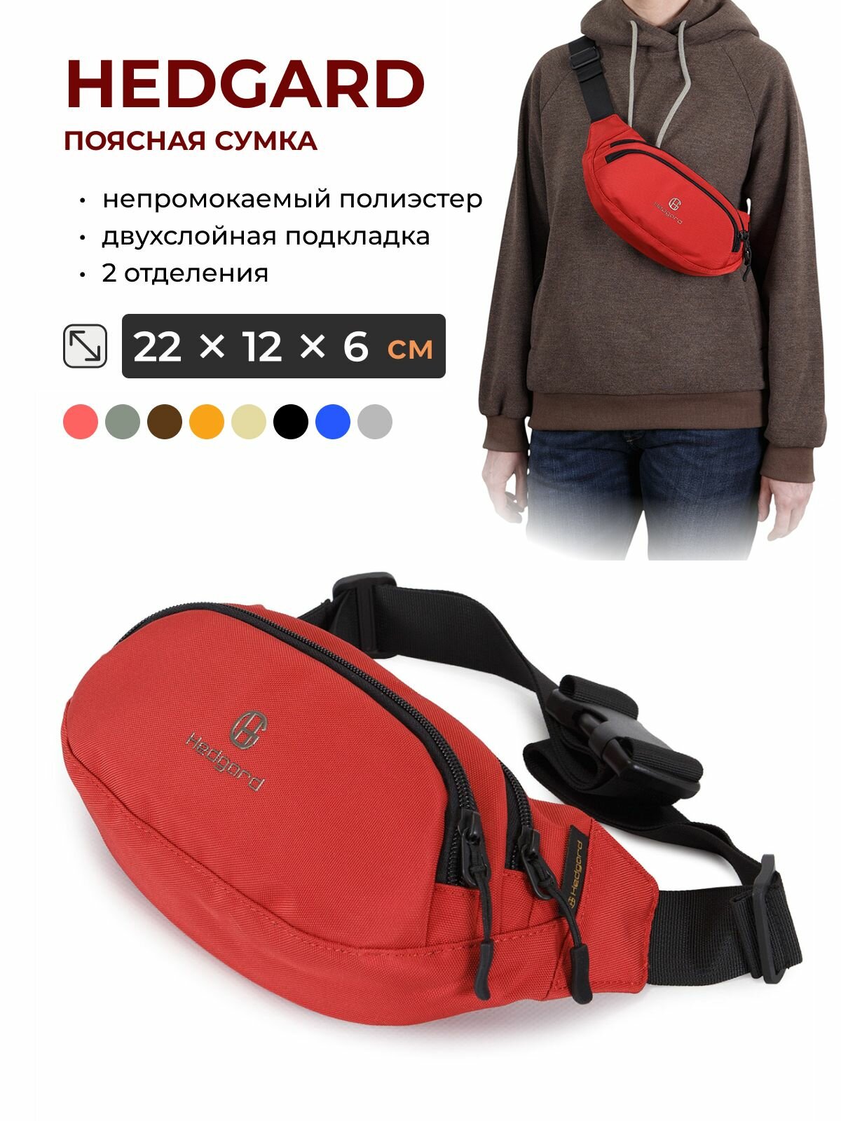 Сумка поясная