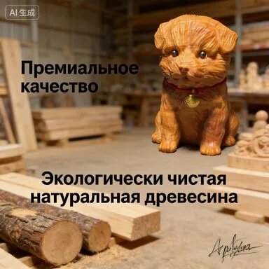 Сувенирная Эбеновый бегемот, высота 3.8 см, длина 8.9 см